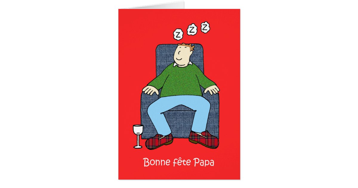 French Father's Day Cartoon Humor | Zazzle