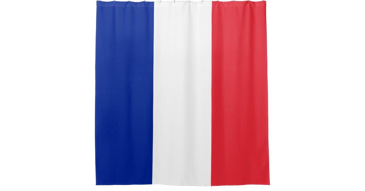 French Flag (France) Shower Curtain | Zazzle