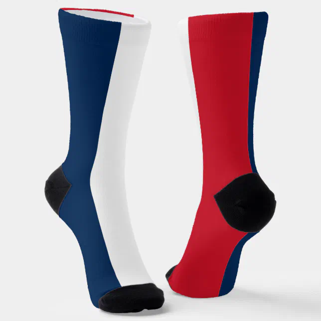 French Flag Fun Patriotic France National Pride Socks | Zazzle