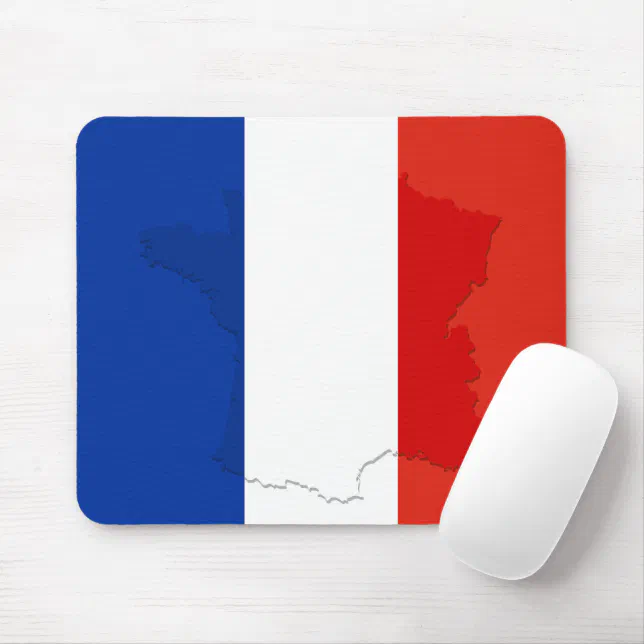French flag mouse pad | Zazzle