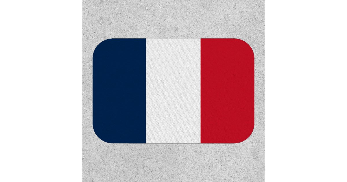 French Flag Patch | Zazzle