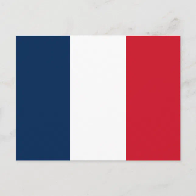 French Flag Postcard | Zazzle