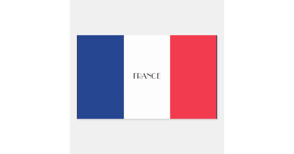 French Flag sticker | Zazzle