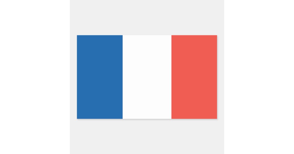 French Flag Sticker | Zazzle