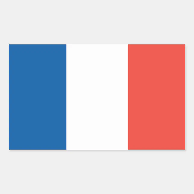 French Flag Sticker | Zazzle