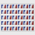 FRENCH FLAG WRAPPING PAPER | Zazzle