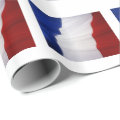 FRENCH FLAG WRAPPING PAPER | Zazzle