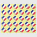 French flag wrapping paper | Vive la France! | Zazzle