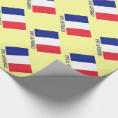 French flag wrapping paper | Vive la France! | Zazzle