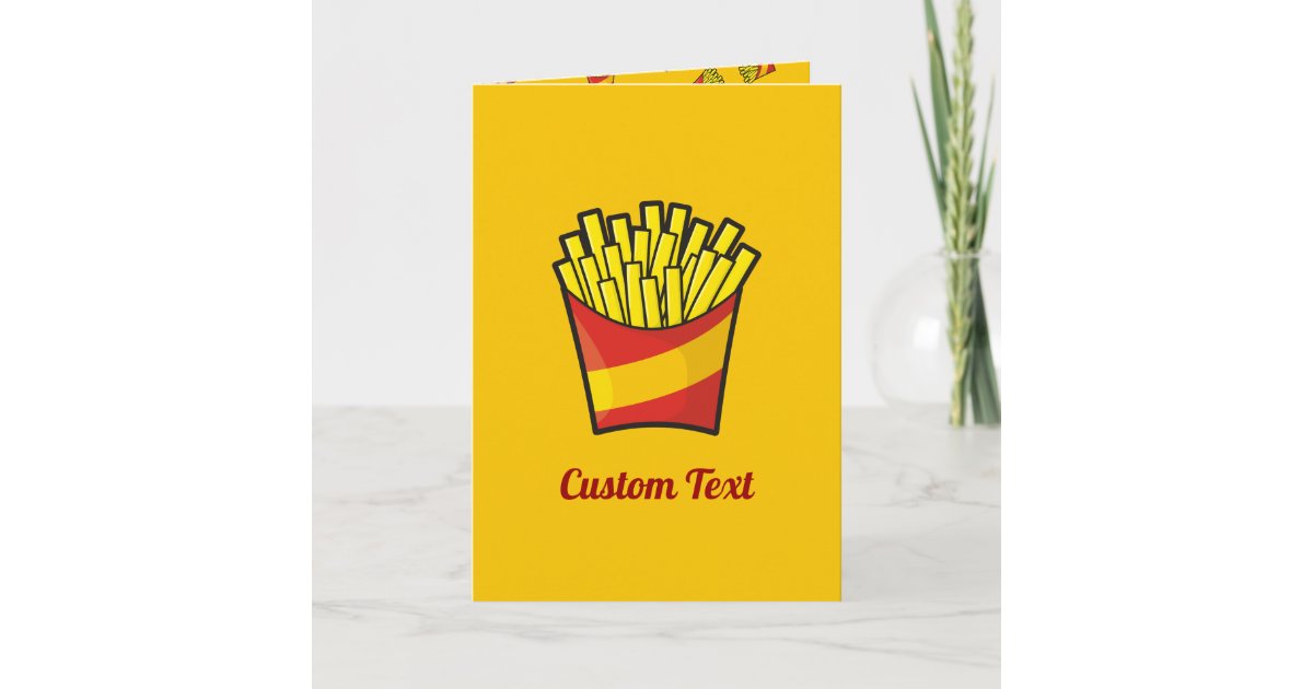 French Fries Card | Zazzle