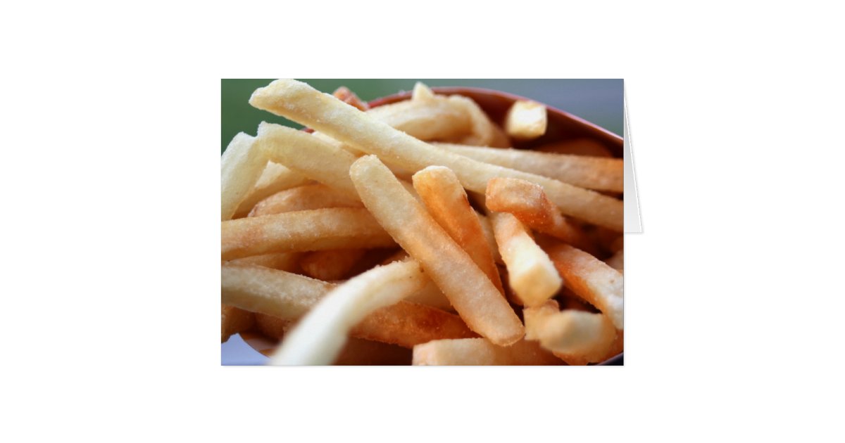 French Fries Card | Zazzle