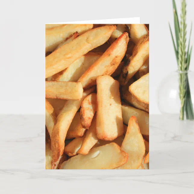 French Fries greeting card | Zazzle