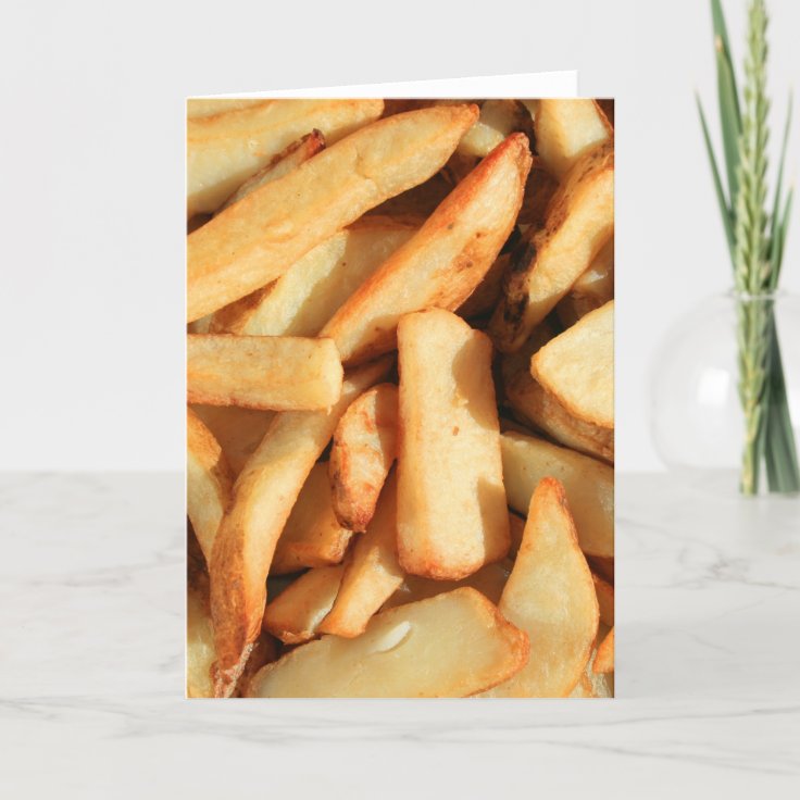 French Fries greeting card | Zazzle