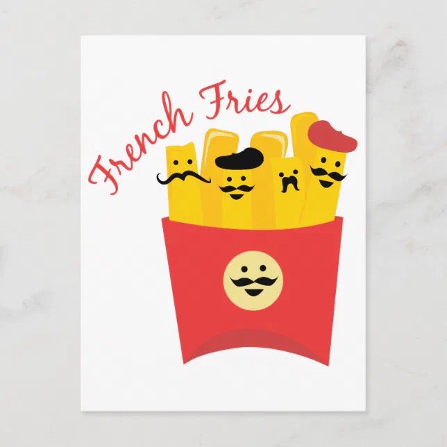 French Fries Postcard | Zazzle