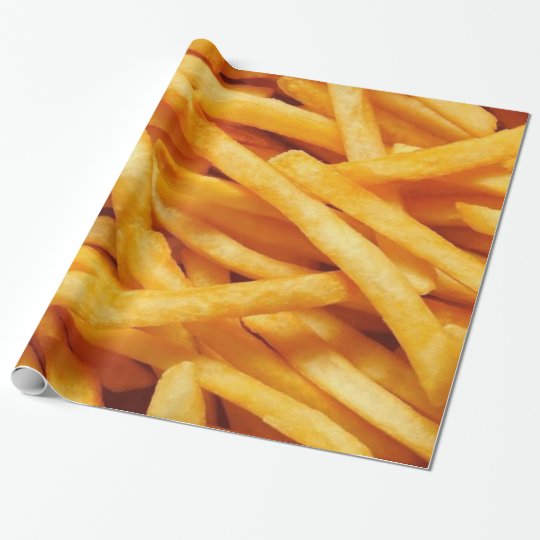 French Fries Wrapping Paper | Zazzle.com