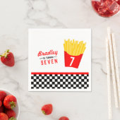 French Fry Birthday Party Napkins | Zazzle