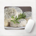 French goat cheese - chevre - with herbs on a mouse pad | Zazzle