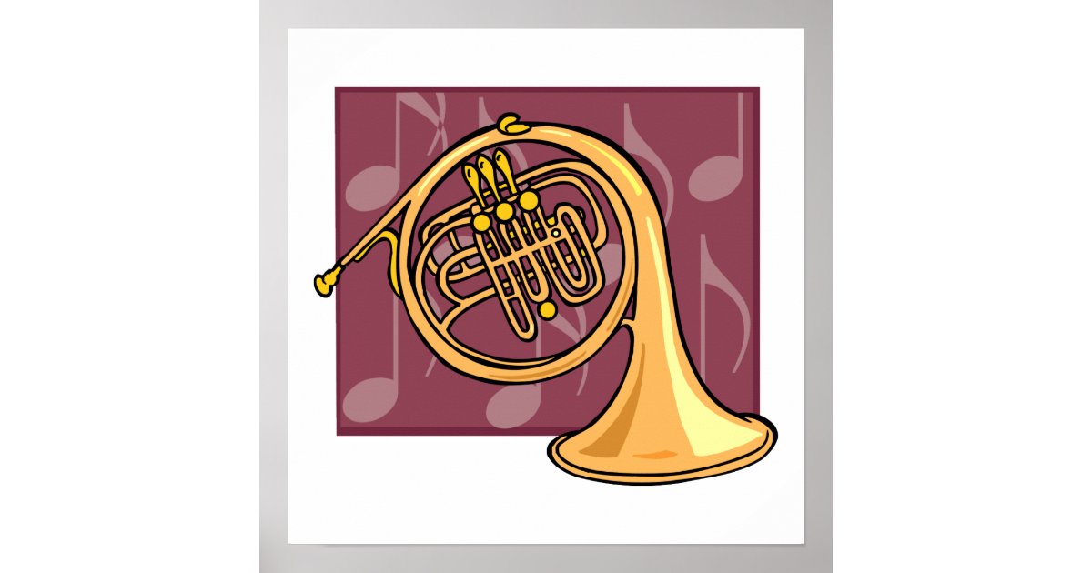 French Horn Poster | Zazzle