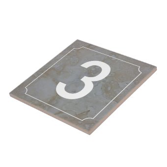 French House Number Tile | Zazzle