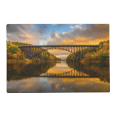 French King Bridge in Fall Placemat | Zazzle