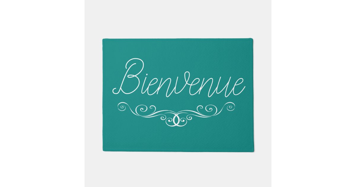 French Language Home Welcome Mats | Zazzle