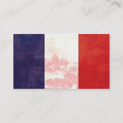 French Language Tutor Business Card | Zazzle