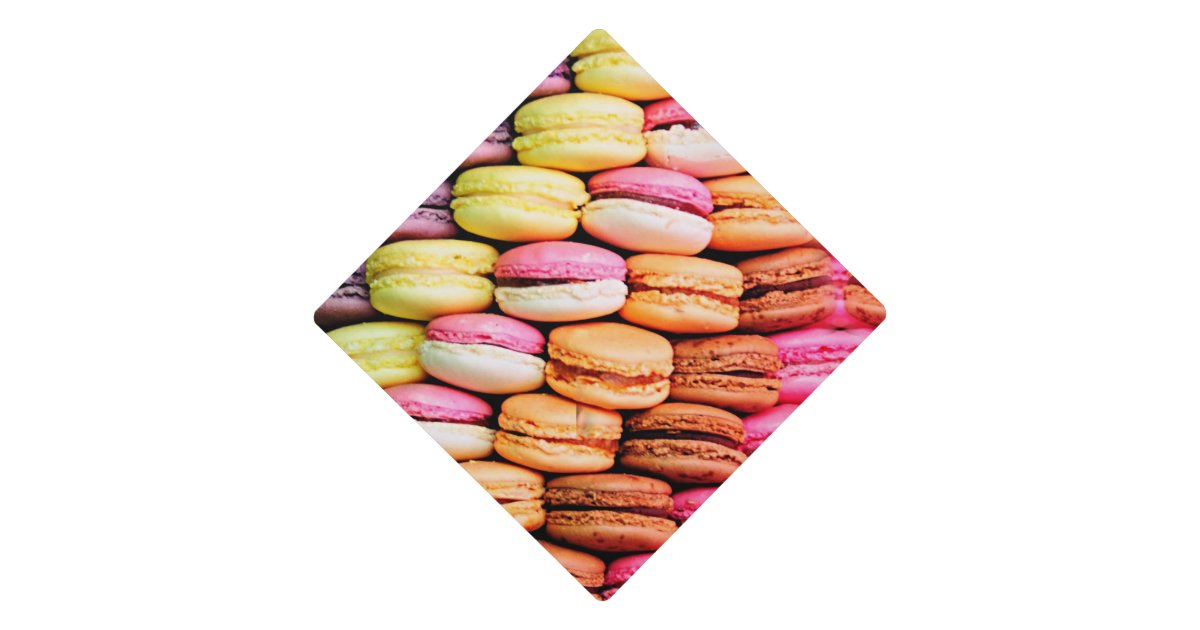 French macaron graduation cap topper | Zazzle