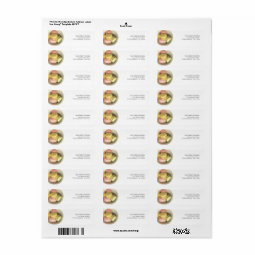 French Macarons Bowl Bakery Patisserie Business Label | Zazzle