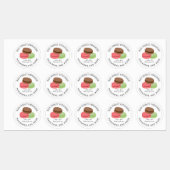 French Macarons Food Business Restaurant Labels | Zazzle