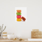 French macaroons poster | Zazzle