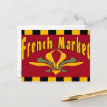 French Market Sign Postcard | Zazzle