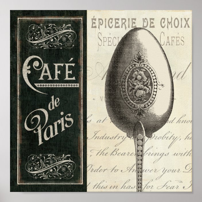 French Menu Poster | Zazzle.com