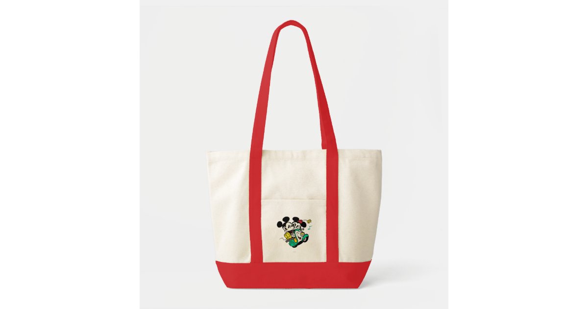 French Mickey | Mickey and Minnie on Vespa Tote Bag | Zazzle