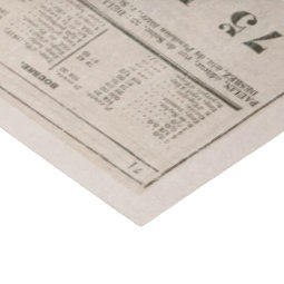 French Newspaper Vintage Aged Decoupage Tissue Paper | Zazzle