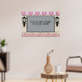 French Parisian theme Birthday photo frame poster | Zazzle
