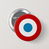 French Revolution Roundel France Cocarde Tricolore Pinback Button | Zazzle