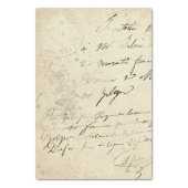 French Script Vintage Stamped Text Decoupage Tissue Paper | Zazzle