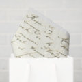 French Script Vintage Tissue Paper | Zazzle