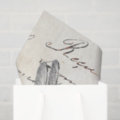 French Script Wildflower Dragonfly Decoupage Set 1 Tissue Paper | Zazzle