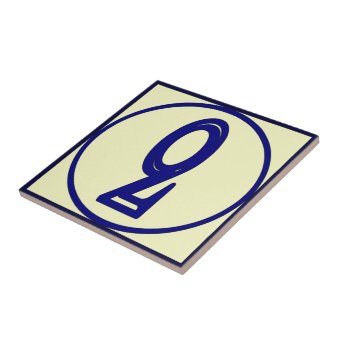 French Style House Numbers 2 Ceramic Tile | Zazzle