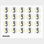 French Style House Numbers Sticker | Zazzle