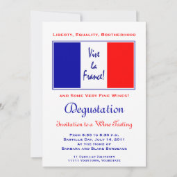 French Theme Invitation Wine Tasting / Other Event | Zazzle
