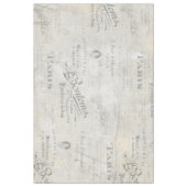 French Vintage Paris Script Ephemera Decoupage Tissue Paper | Zazzle