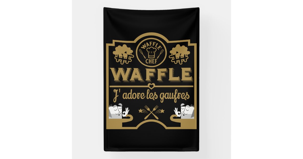 French Waffles Banner | Zazzle