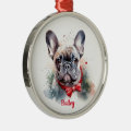 Frenchie French Bulldog Christmas Ornament | Zazzle