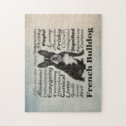 Frenchie Traits Jigsaw Puzzle | Zazzle