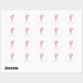 Fresas Con Crema Mexicanas Classic Round Sticker | Zazzle