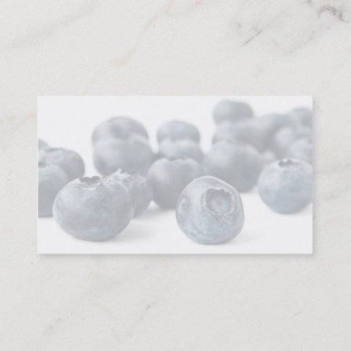 Fresh and Modern Blueberries Business Card | Zazzle