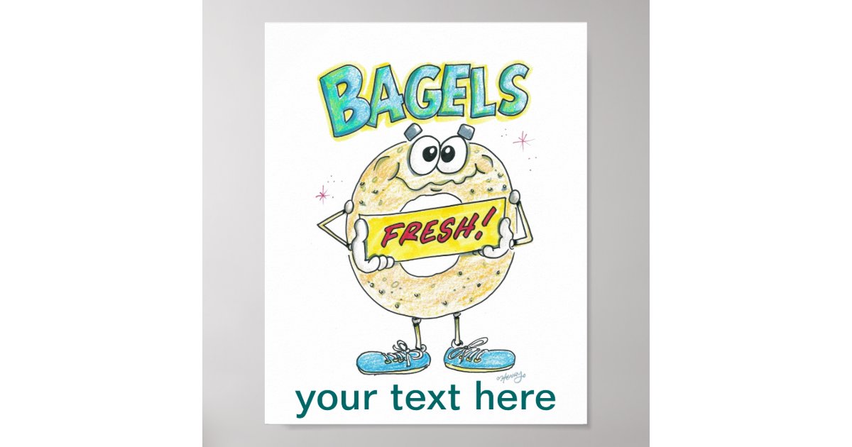 Fresh Bagel Sign | Zazzle