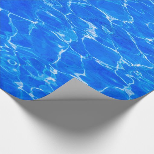 Fresh Blue Water Wrapping Paper | Zazzle